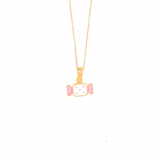 GOLD CHAIN FOR KIDS , CANDY SHAPE
