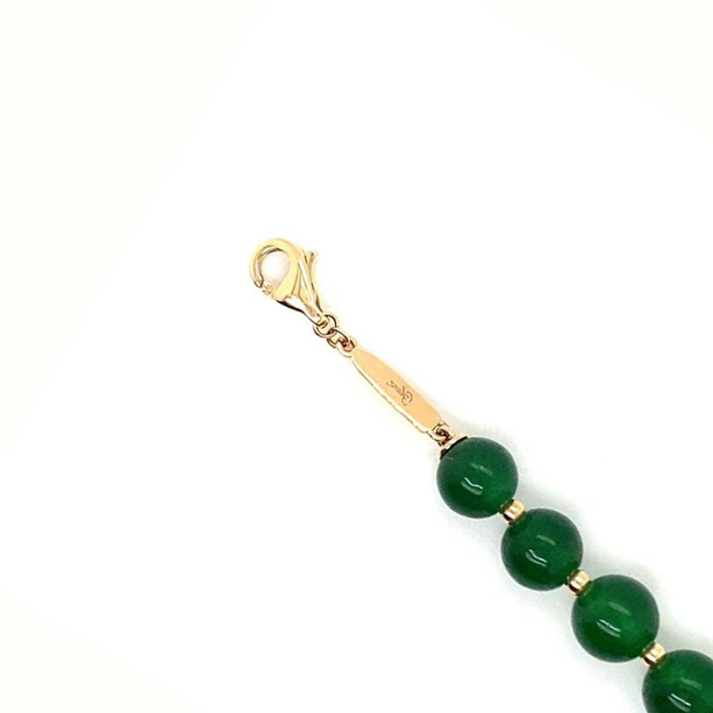 18k GOLD ( I CAN ) BRACELET WITH HEXAGONAL GREEN AGATE , AMYTHYST ...